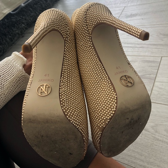 Janiko | Shoes | Janiko High Heel Glam Boots | Poshmark
